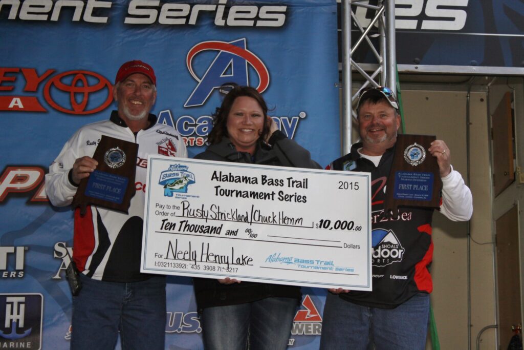 Rusty Strickland and Charles Hemm Win Alabama Bass Trail Neely Henry 21 ...