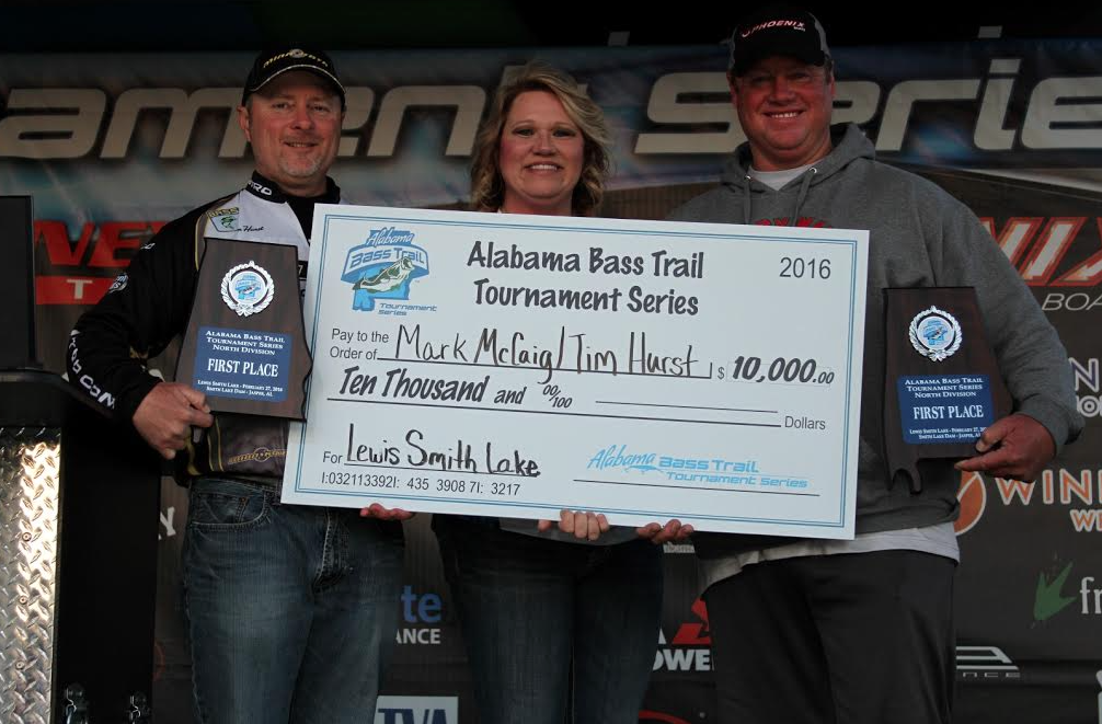 Tim Hurst and Mark McCaig Win 2016 Alabama Bass Trail Smith Lake ...