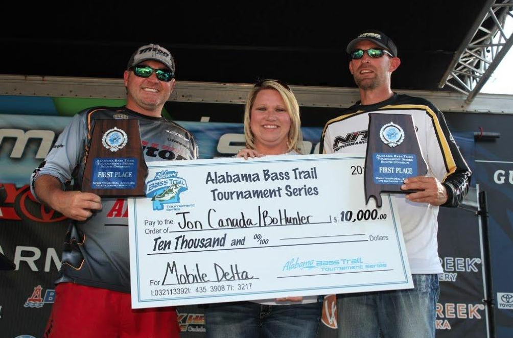 John Canada And Bo Hunter Win 2016 Alabama Bass Trail Mobile / Tensaw ...